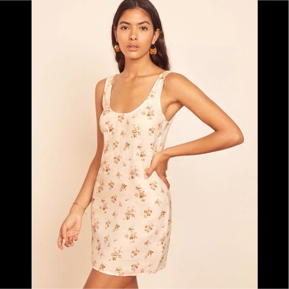 Reformation | Dresses | Reformation Nwt Floral Sleeveless Mini Dress 0 ...